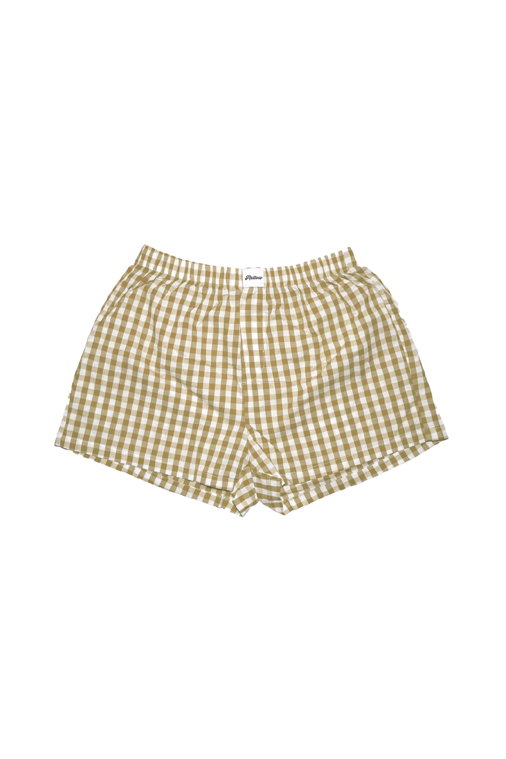 SIGNATURE BOXERS in beige checkered – Mellow Archives