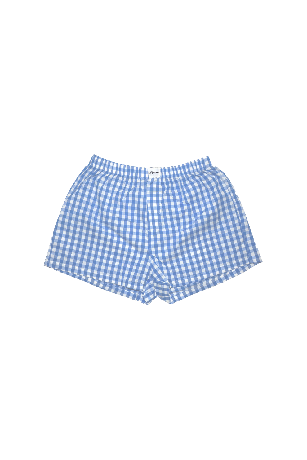 SIGNATURE BOXERS in blue checkered – Mellow Archives