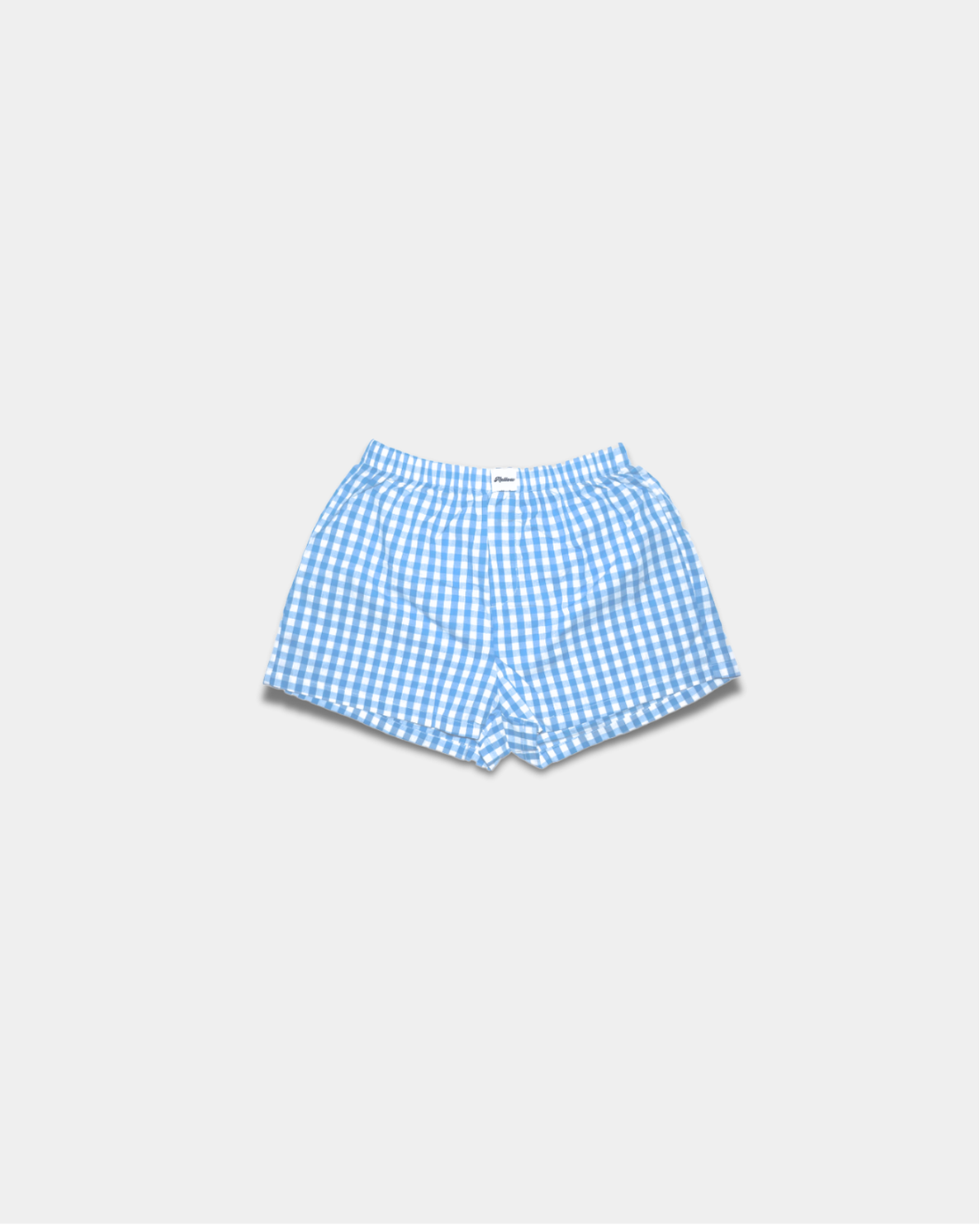 SIGNATURE BOXERS in blue checkered – Mellow Archives